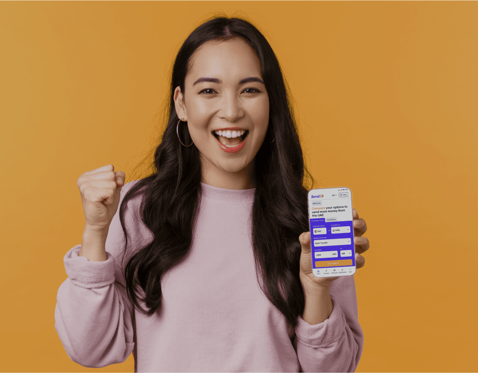 Send2 - Get money transfer options with better rates